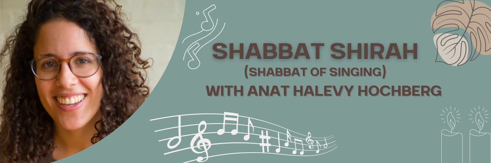 Shabbat Shirah Jan 26-27 with Anat Halevy Hochberg - New Synagogue Project
